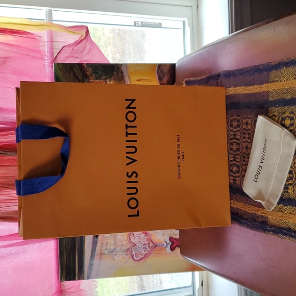 Louis Vuitton | Bags | Louis Vuitton Shopping Bag And Wallet Dust Cover ...